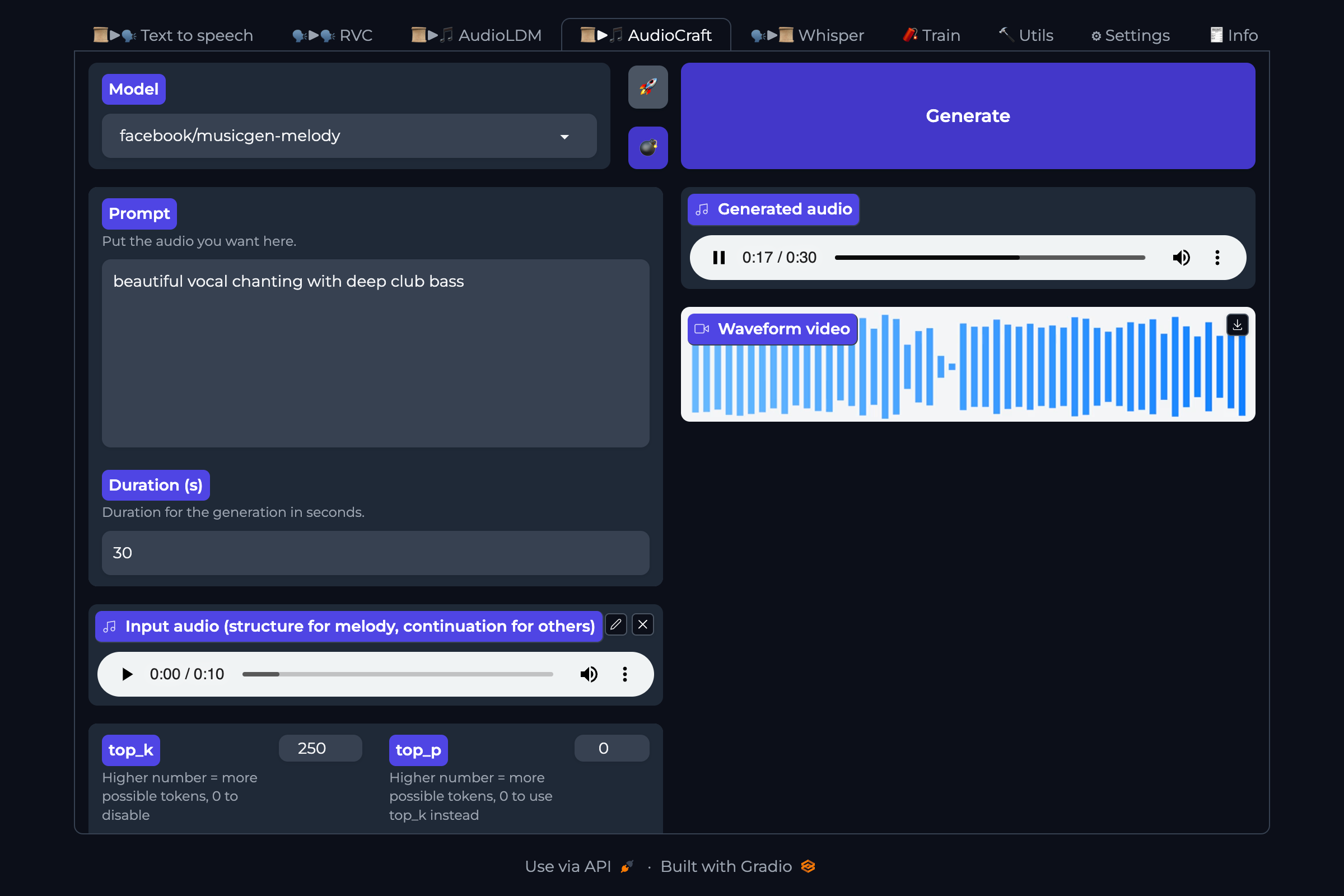 Audio WebUI | Open Laboratory