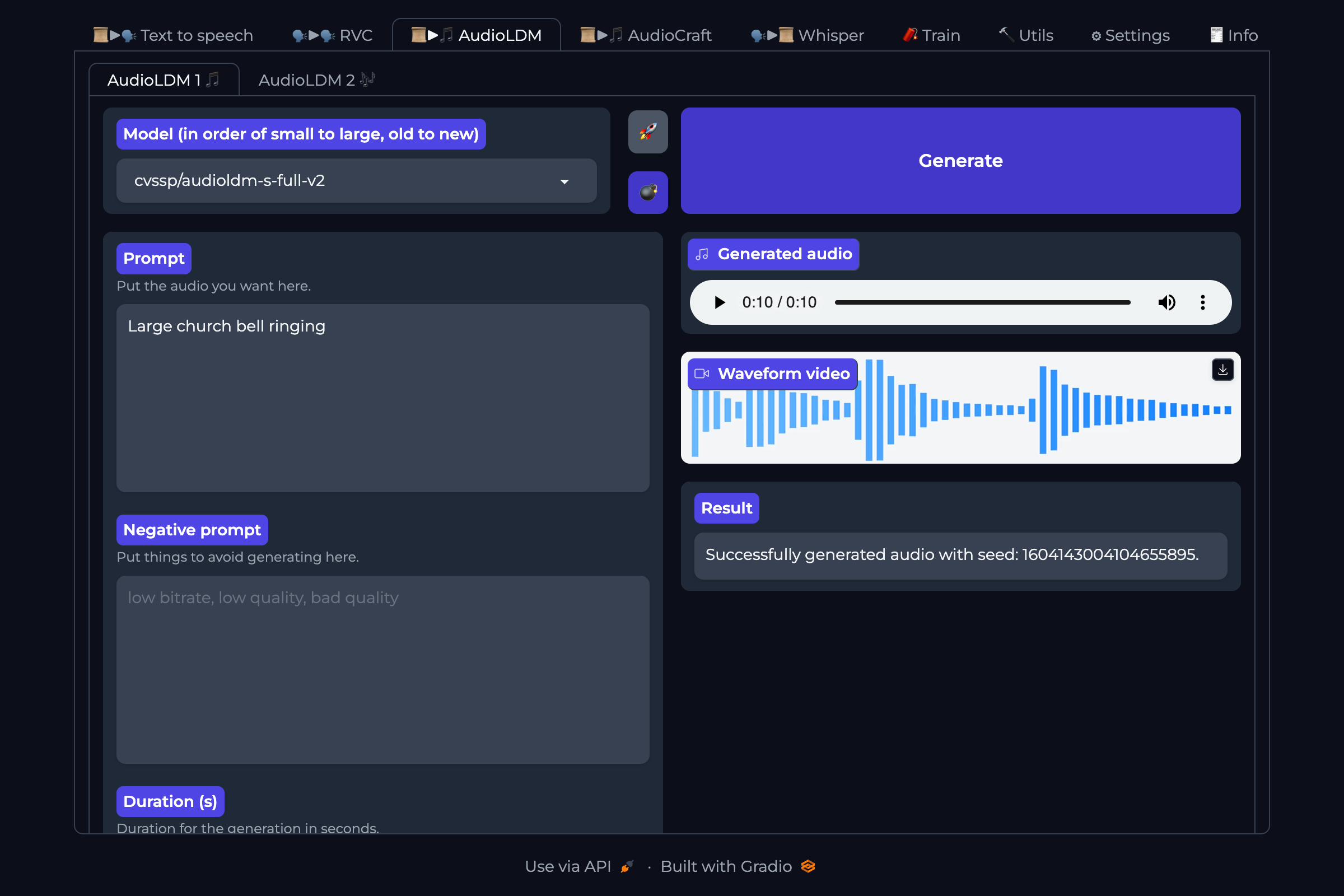 Audio WebUI | Open Laboratory